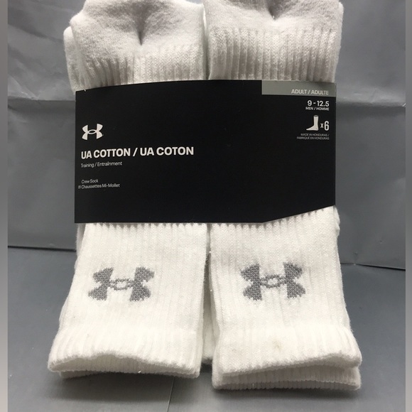 Under Armour | Underwear & Socks | Bnwt Under Armour Cotton Crew Socks ...